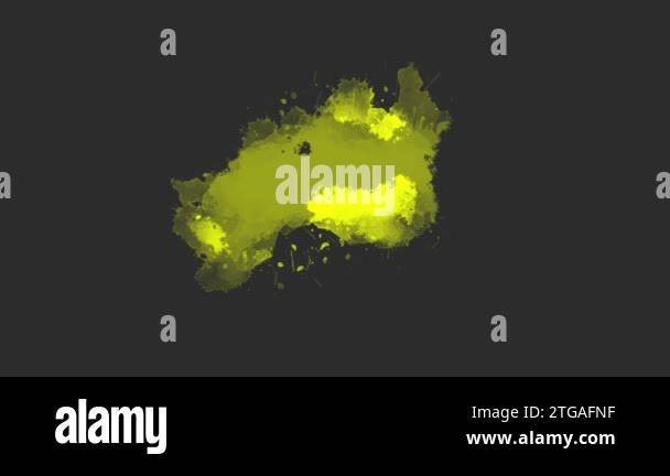 Splash color ink transition. Ink brush stroke transition. Ink splash ...