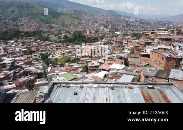 Medellin, Colombia 2022 Comuna 13 slums , once one of the most ...