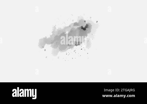 ink transition splatter blot spreading effect animation. Ink brush ...