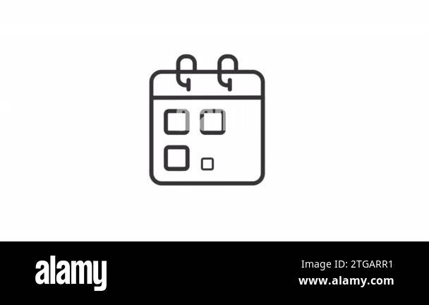 Animated time off prize line ui icon. Rewarding employee. Seamless loop HD video with alpha ...