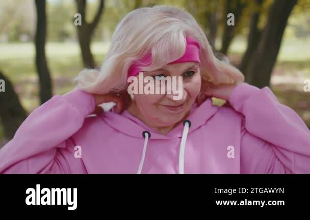 Portrait senior athlete wearing Stock Videos & Footage - HD and 4K ...