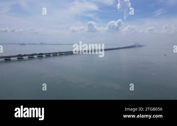 Georgetown, Penang Malaysia - May 18, 2022: The Majestic Penang Bridge ...