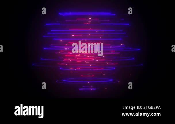 Abstract Cylinder Lines Flowing Background Loop 4k Animation Of An