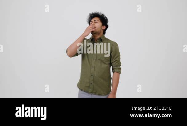 Tired indian man yawning Stock Videos & Footage - HD and 4K Video Clips ...