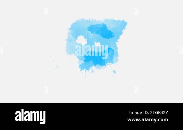 ink diffusing effect compositing. Ink Drops Transition on White ...