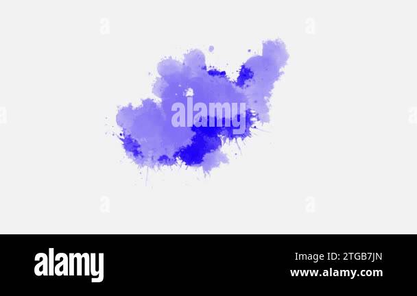 ink transition splatter blot spreading effect animation. Ink brush ...