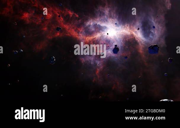 Galaxy space flight exploration space rock scence at The dusty side of ...