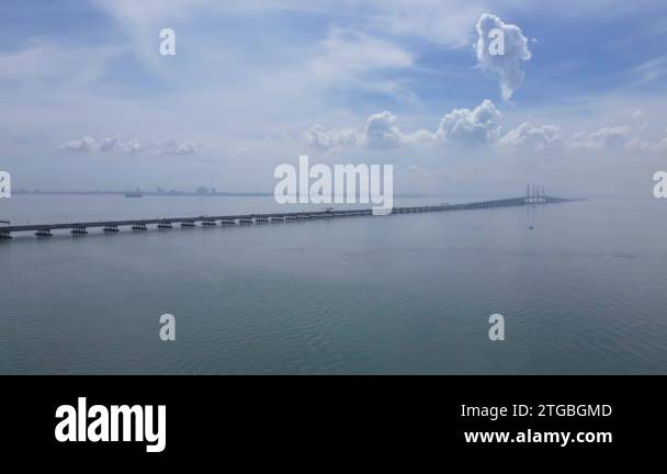 Georgetown, Penang Malaysia - May 18, 2022: The Majestic Penang Bridge ...
