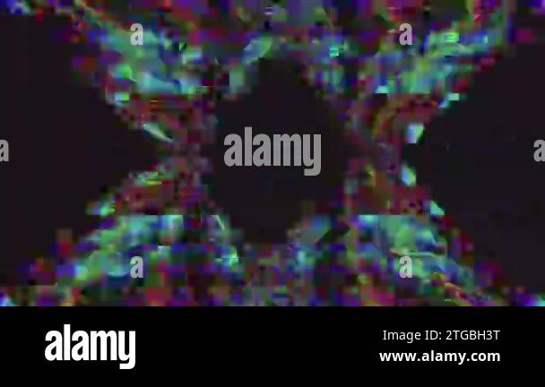 Abstract blinking lights iridescent background. Loop footage Stock ...