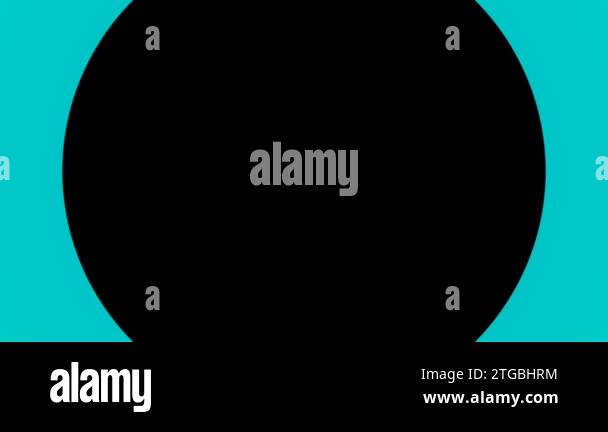 A Multicolor circular shape with a changes effect. Abstract animation ...