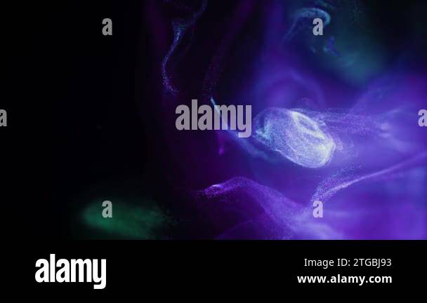 Visual illusions, smoke waves. Abstract moving fluid. Computer graphics ...