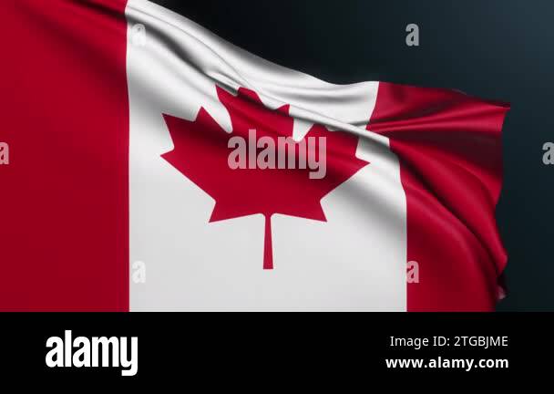 Canada flag. Maple Leaf. Ottawa sign. Canadian official patriotic ...