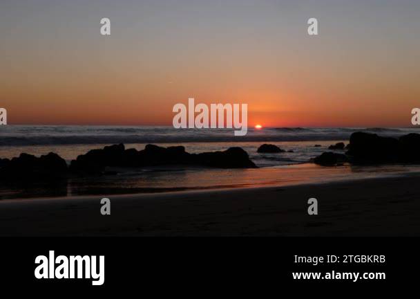 Ocean sunset sky cloudless Stock Videos & Footage - HD and 4K Video ...