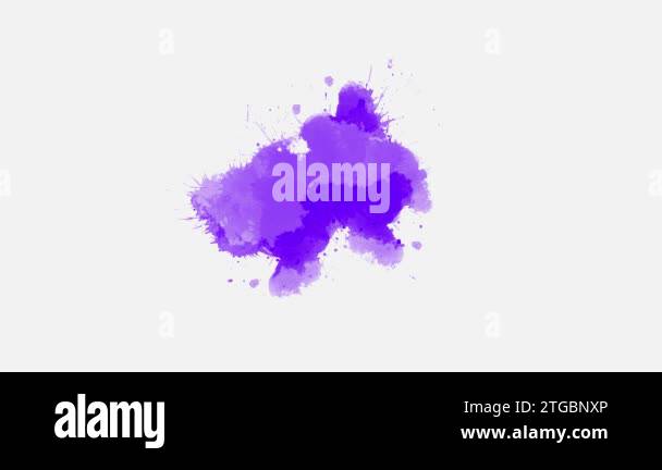 ink transition splatter blot spreading effect animation. Ink brush ...