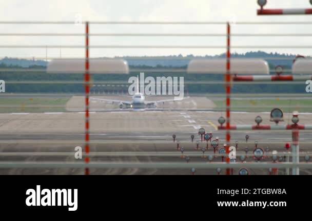 Civil aviation airliner taking off take off Stock Videos & Footage - HD ...