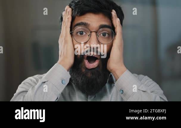 Smiling shocked surprised millennial Stock Videos & Footage - HD and 4K ...