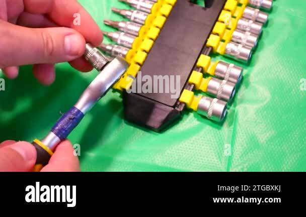 wrench tool. Tools: head crank, ratchet, imbus keys. screwdrivers ...