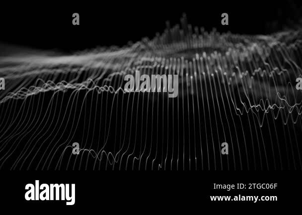 Abstract Network Mesh Waving Fx Background Loop 4k Animation Of An Abstract Fractal Background