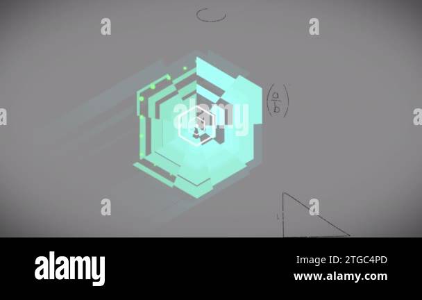 Animation of mathematical formulas over brown background. learning and ...