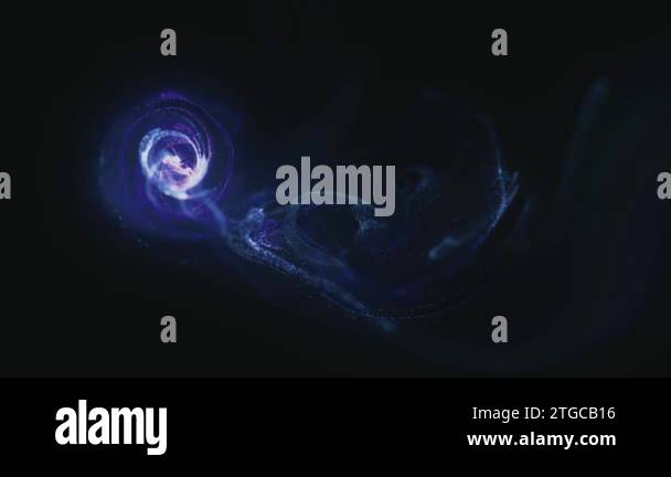 Visual illusions, smoke waves. Abstract moving fluid. Computer graphics ...