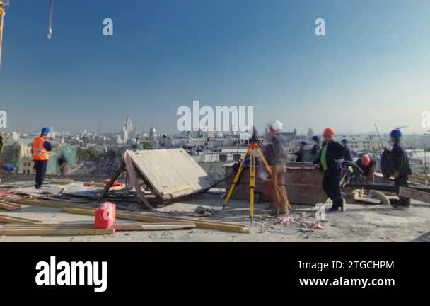 Steel framework for new building Stock Videos & Footage - HD and 4K ...