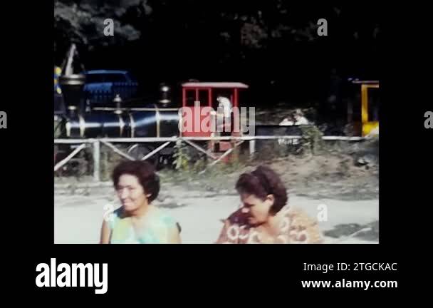 palermo, italy march 1970 : a toy train in the playground in the 70s Stock Video Footage - Alamy