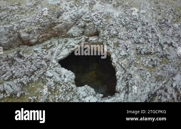 The sacred cave of the white mosque. A huge cave with its own eco ...