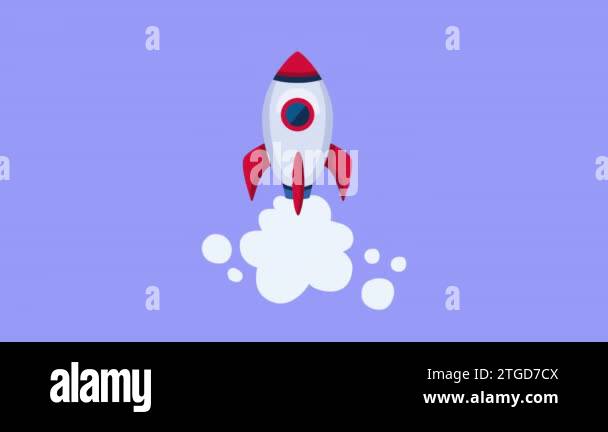 Rocket start up launcher animation Stock Videos & Footage - HD and 4K ...