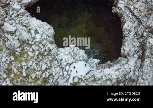 The sacred cave of the white mosque. A huge cave with its own eco ...