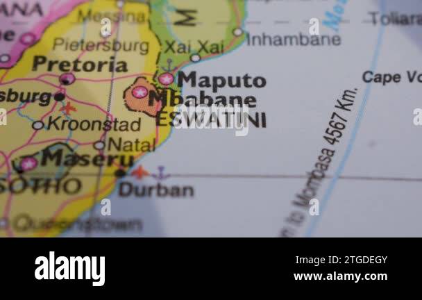 Travel Concept Push Pin Pointing on a Political Map Location of The ...