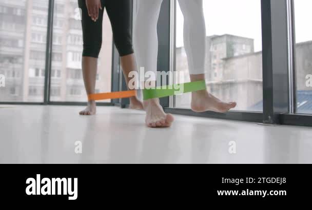 Resistance band feet Stock Videos & Footage - HD and 4K Video Clips - Alamy
