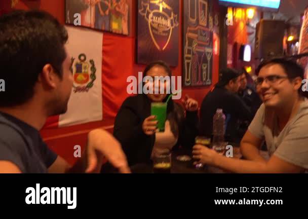 Man drinking water bar friends Stock Videos & Footage - HD and 4K Video ...