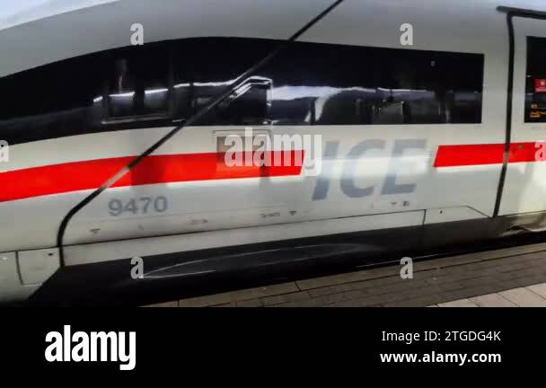 Berlin, Germany - 03. October 2022: German ICE Intercity Express train ...
