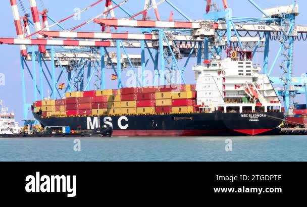 Msc mediterranean shipping company containers Stock Videos & Footage ...