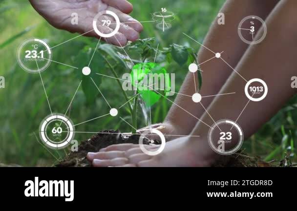 Smart digital agriculture technology by futuristic sensor data collection management by ...