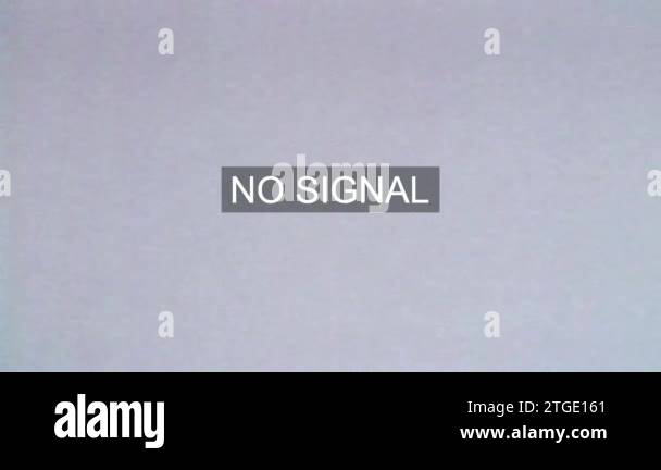 VHS effect. No signal. Bad interference. VHS defects, noise and ...