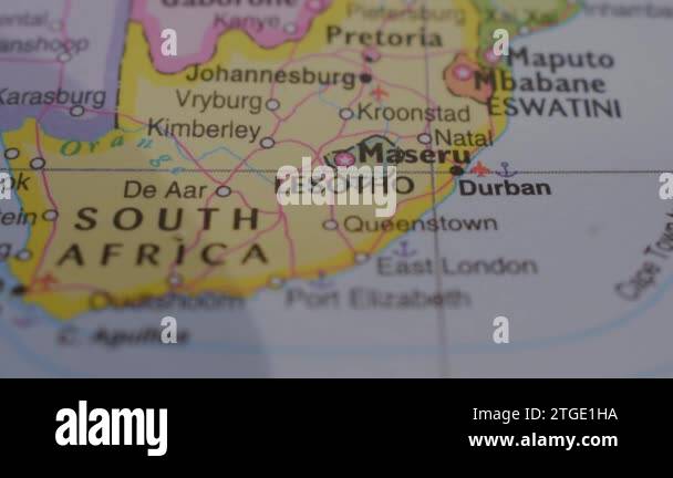 Lesotho political map Stock Videos & Footage - HD and 4K Video Clips ...