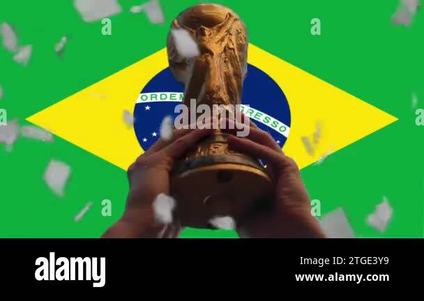 Brazil flag world cup trophy Stock Videos & Footage - HD and 4K Video ...