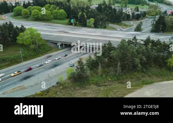 Traffic on roads dense trees Stock Videos & Footage - HD and 4K Video ...