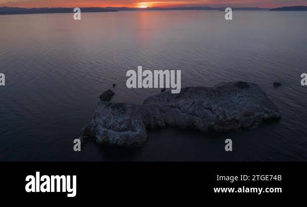 The Isla Las Animas, an island in the Gulf of California east of the ...