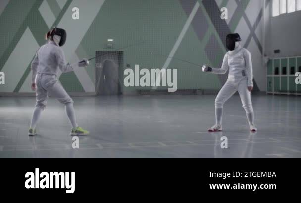 Female fencers during fencing Stock Videos & Footage - HD and 4K Video ...