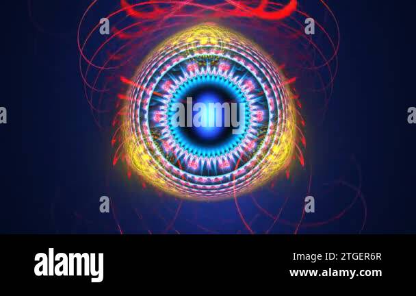 Abstract holographic gradient rainbow animation. Visual illusions, moving waves. 4K motion ...