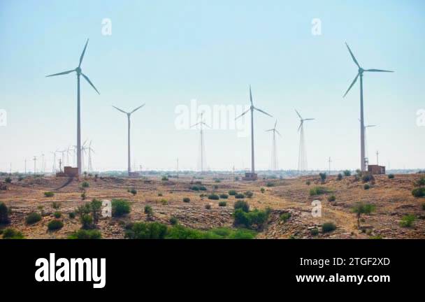 Wind electric generator power stations Stock Videos & Footage - HD and ...