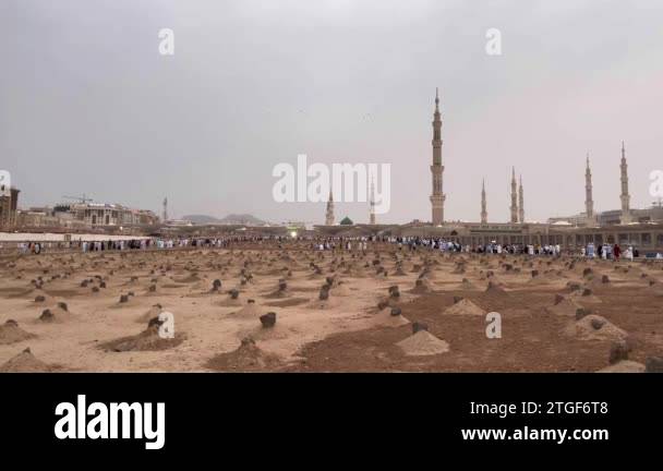 Medina, Saudi Arabia - August 2022. Jannat al-Baq (Arabic: , "The Baqi ...