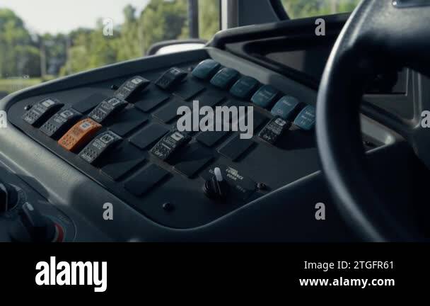 Dashboard bus buttons cockpit auto Stock Videos & Footage - HD and 4K ...