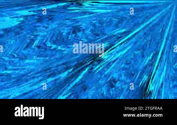 Background video depicting distorted rays of light in blue tones. The ...