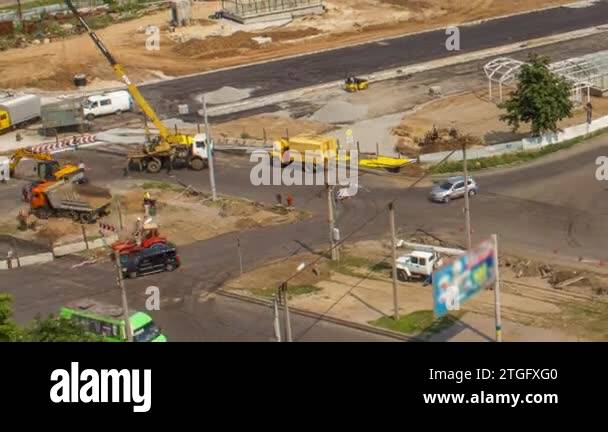 Road block of flats trucks Stock Videos & Footage - HD and 4K Video ...