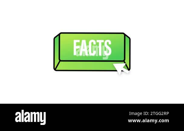 Myths facts button. Facts, great design for any purposes. Motion ...
