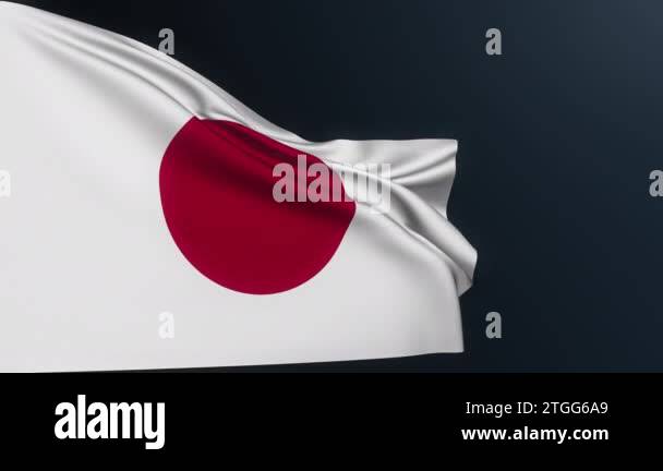 Japan flag. Tokyo sign. Asian country. Japanese official identity ...