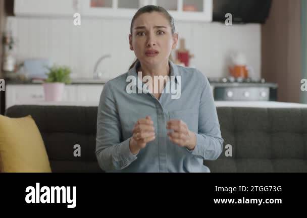 Sad worried young woman with psychological problem.Crying young woman ...